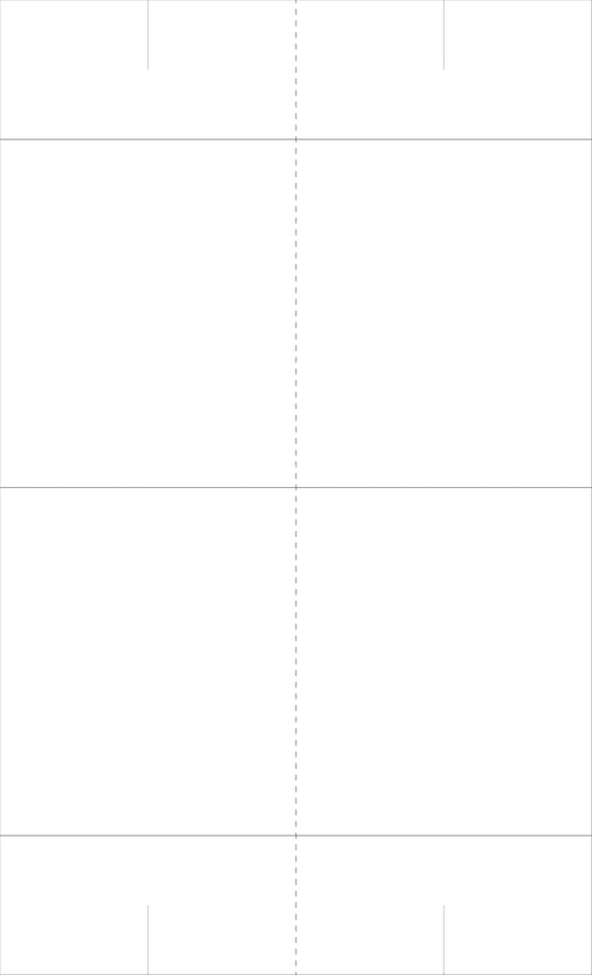 Standard Table Tent sheets 2 up, 8.5" x 14" sheet – CoolerTags